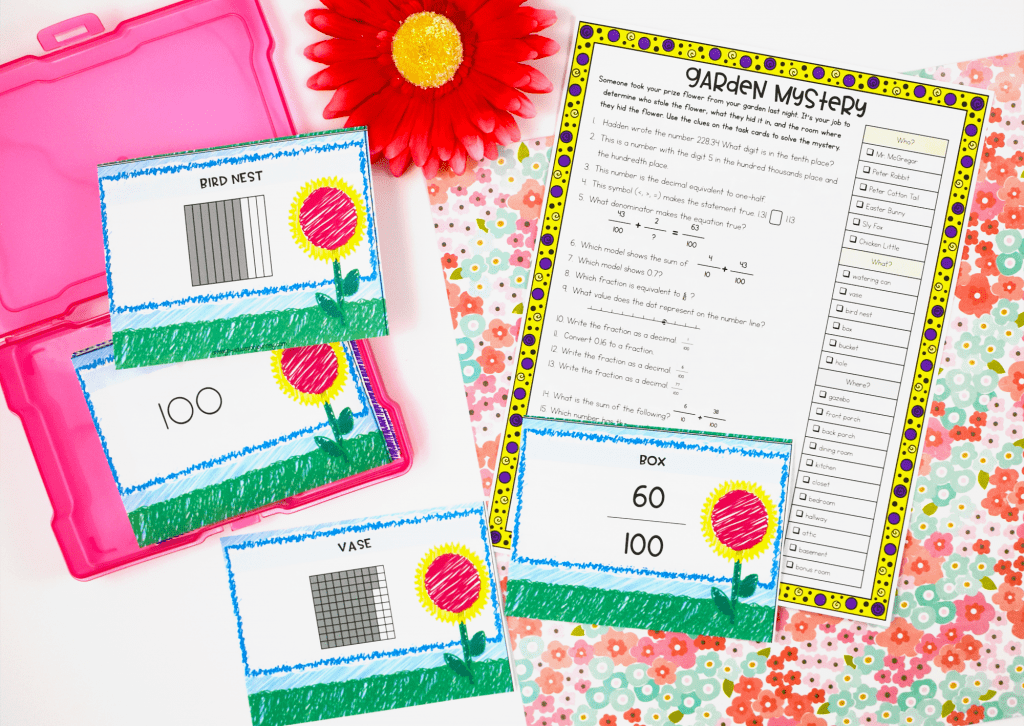 Spring Math Centers 4th Grade - Ashleigh's Education Journey