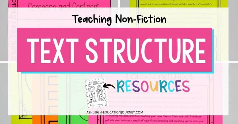 Nonfiction Text Structure Lessons - Ashleigh's Education Journey