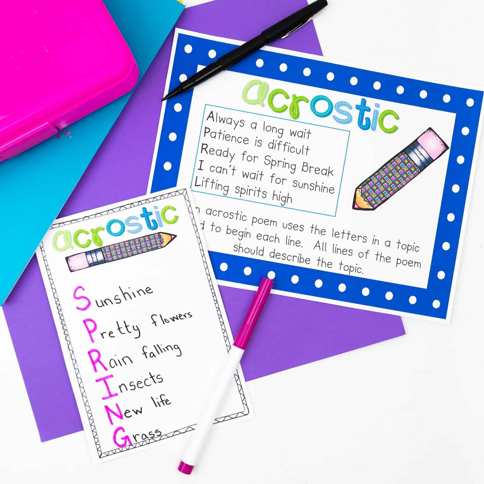 Teaching Poetry Ideas - Ashleigh's Education Journey