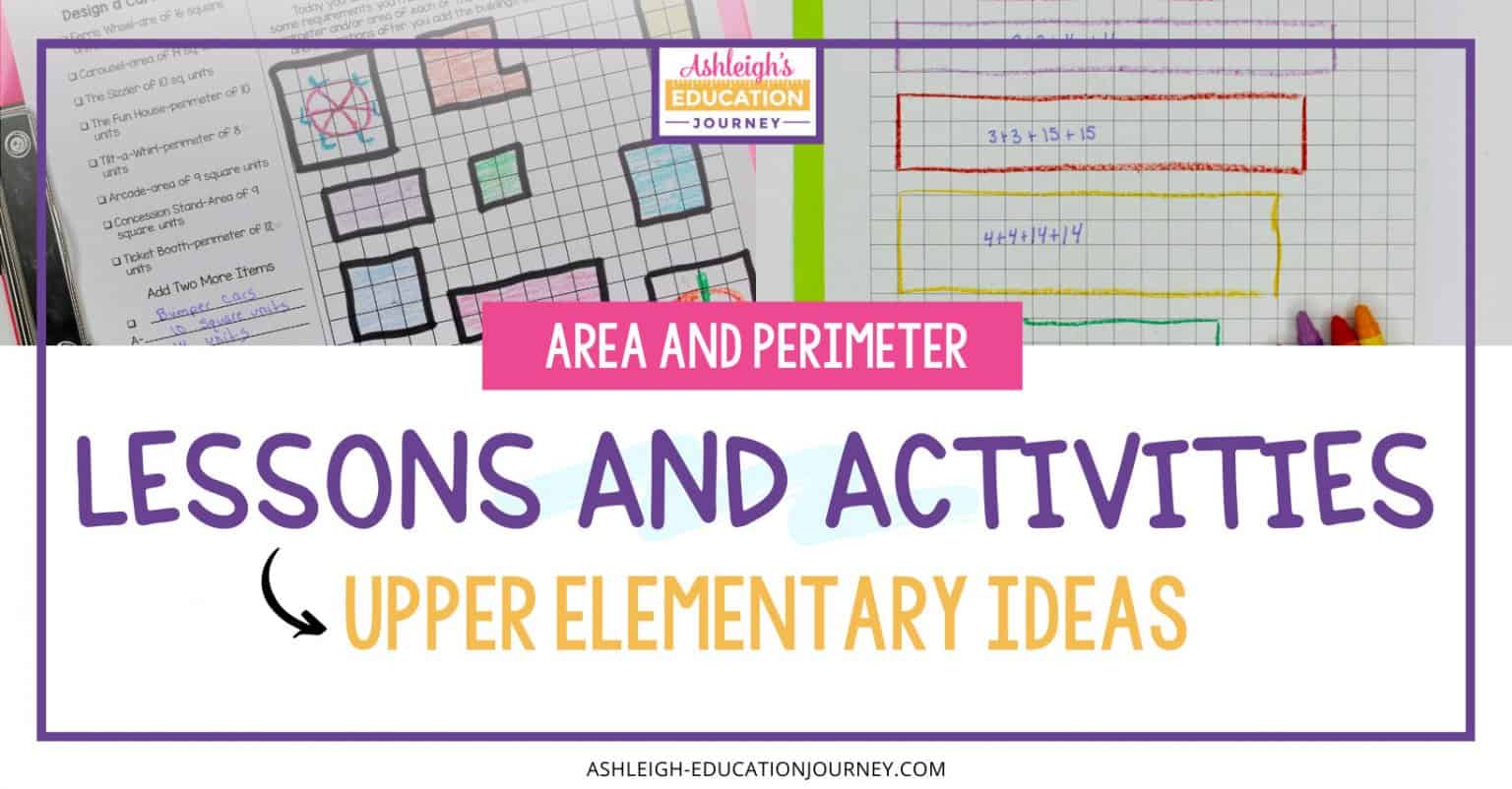 Teaching Area and Perimeter - Ashleigh's Education Journey