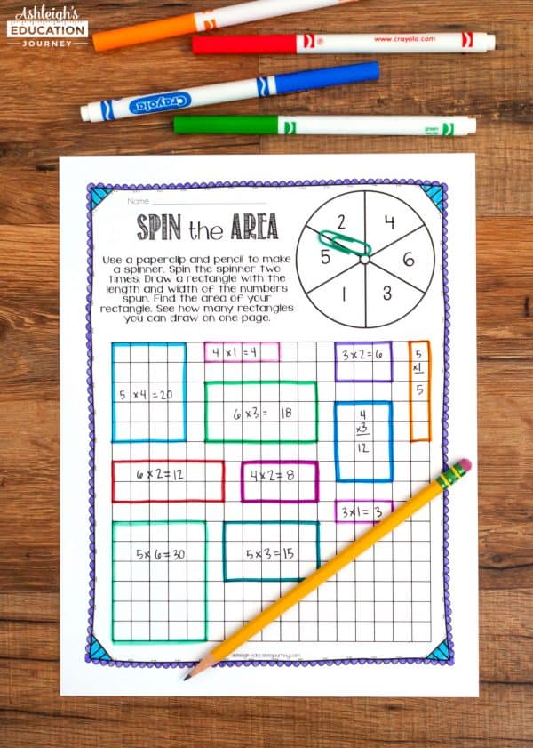 Teaching Area and Perimeter - Ashleigh's Education Journey