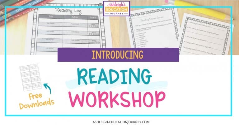 Introducing Reading Workshop - Ashleigh's Education Journey