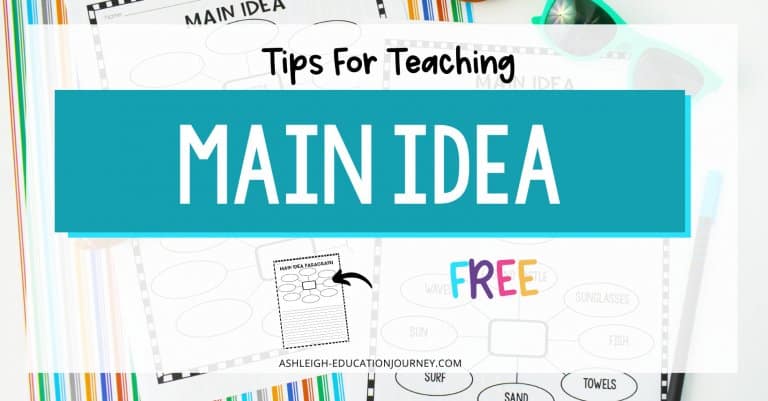 Main Idea Worksheets & Ideas - Ashleigh's Education Journey