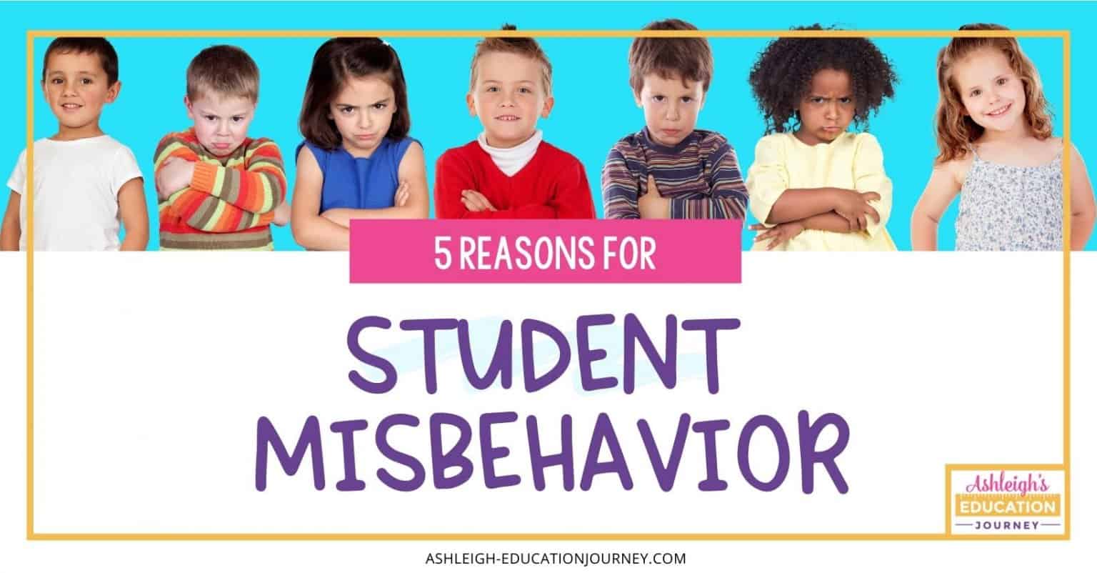 5 Reasons for Student Misbehavior - Ashleigh's Education Journey