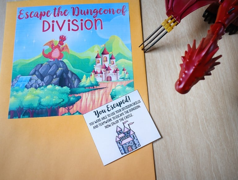 Division Escape Room Lesson - Ashleigh's Education Journey