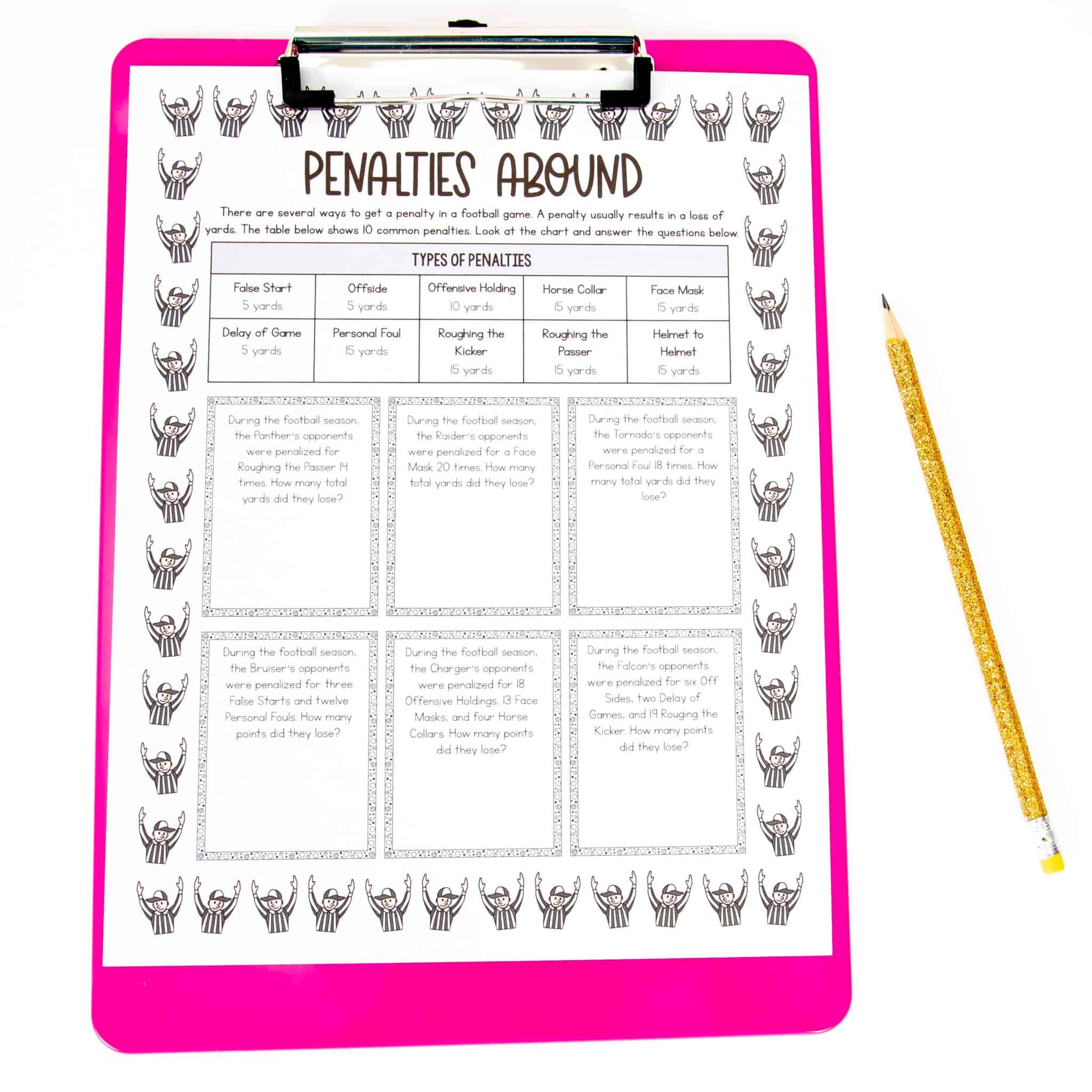 Football Math Project - Ashleigh's Education Journey