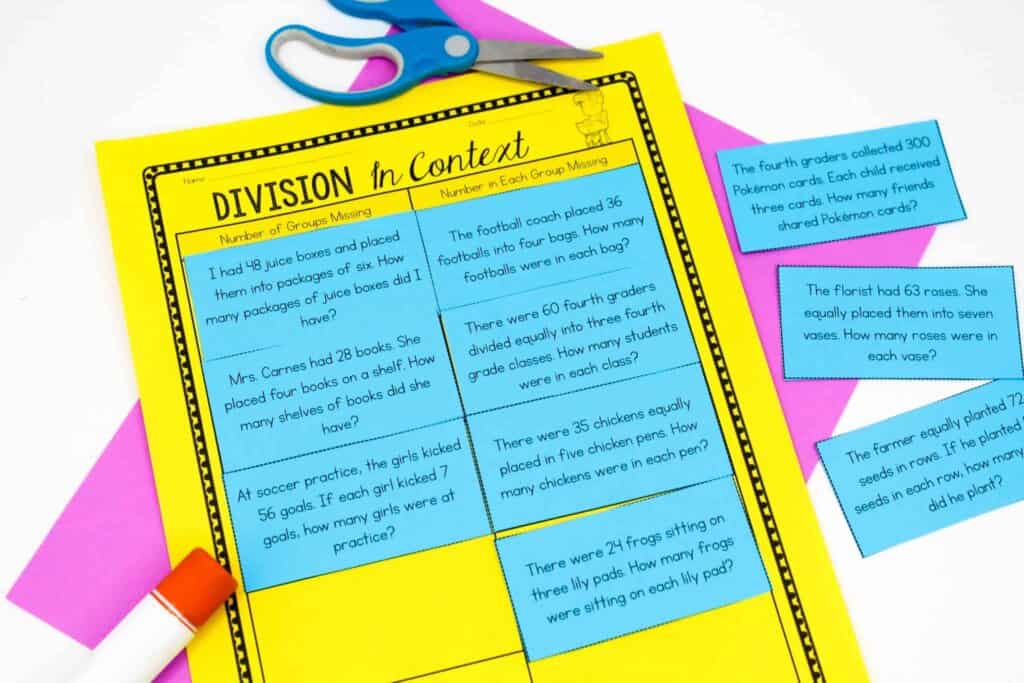 Dividing With Area Models and Partial Quotient