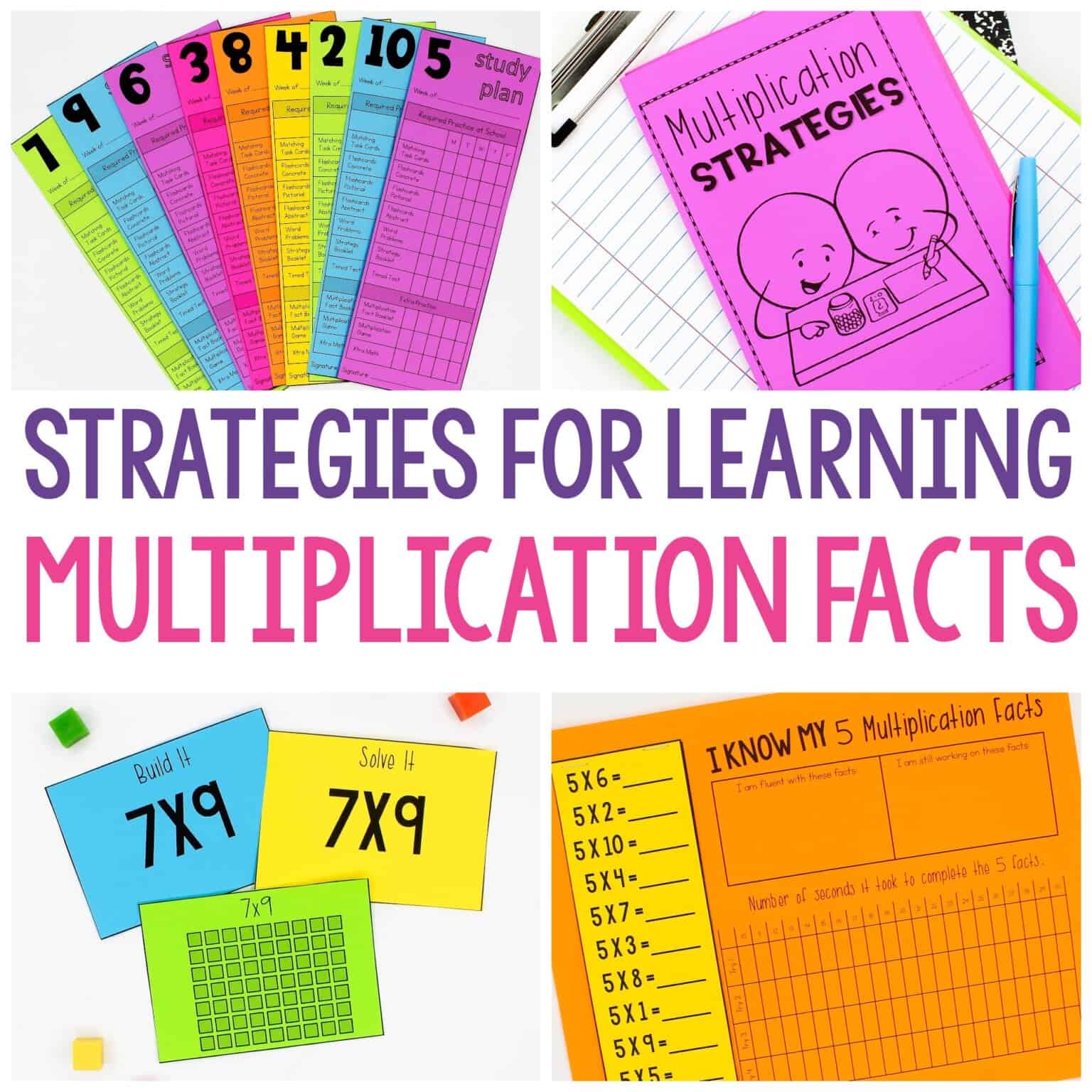 Multiplication Fact Strategy Practice | Print & Digital - Ashleigh's ...