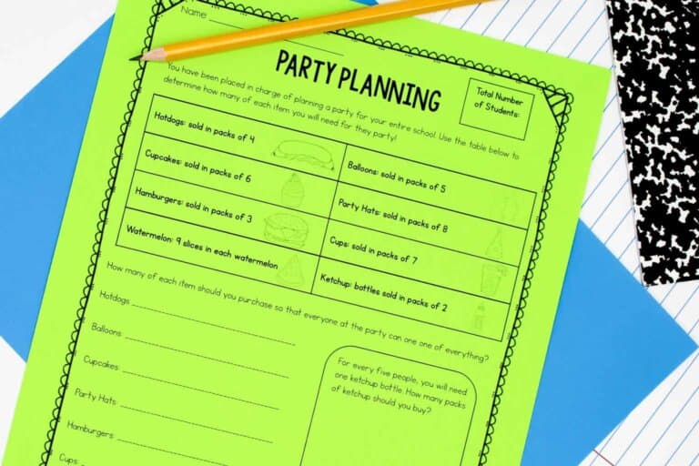 Dividing With Area Models and Partial Quotient