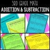 3rd Grade Addition and Subtraction Unit | Print & Digital - Ashleigh's ...