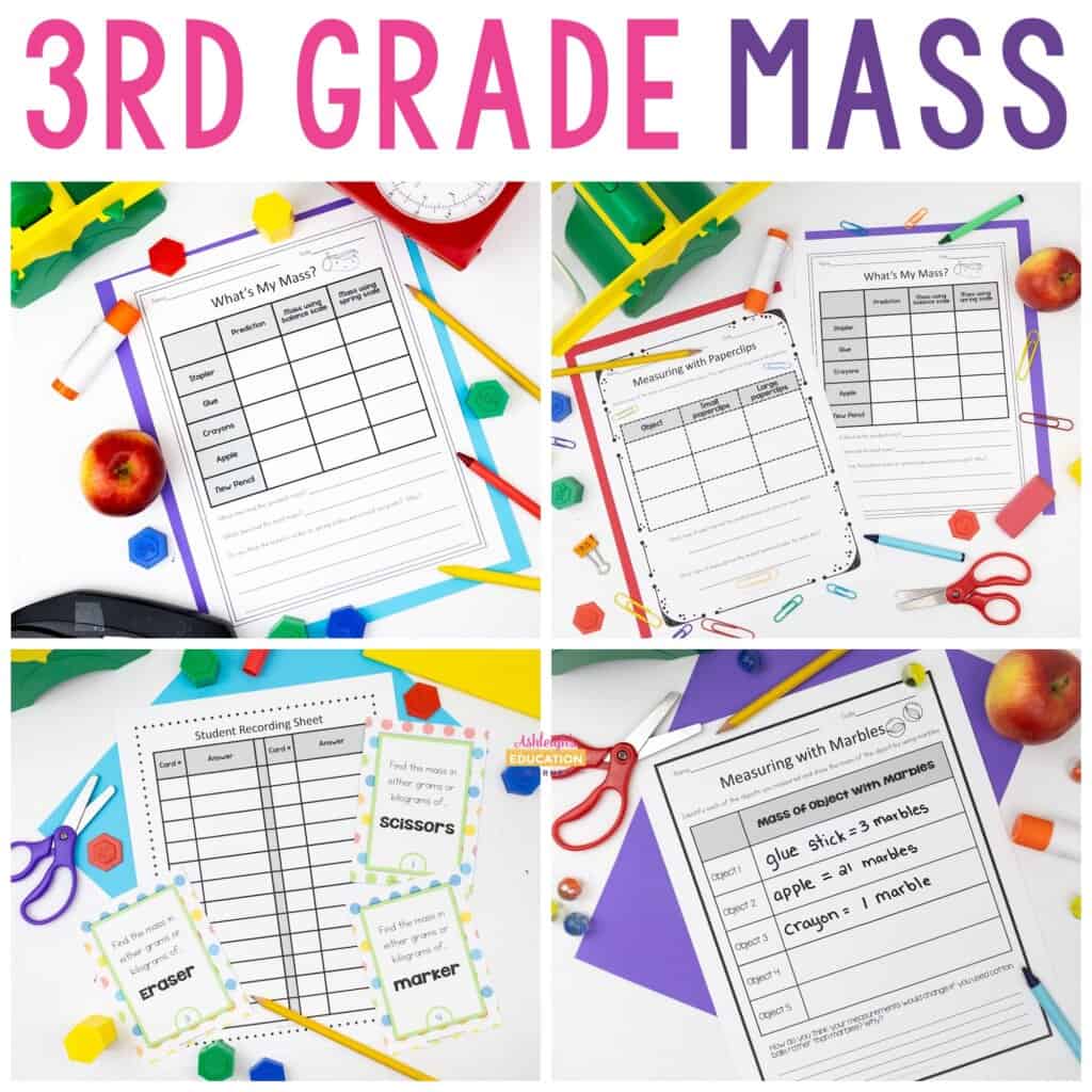 3rd Grade Mass Unit - Conceptual Lessons and Practice | Print & Digital ...