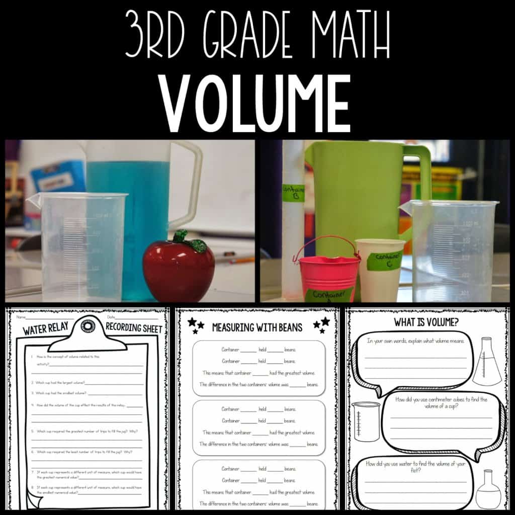 3rd Grade Volume Unit | Print & Digital - Ashleigh's Education Journey