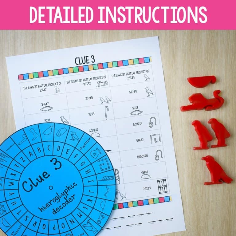 4th Grade Multiplication Escape | Print & Digital - Ashleigh's ...