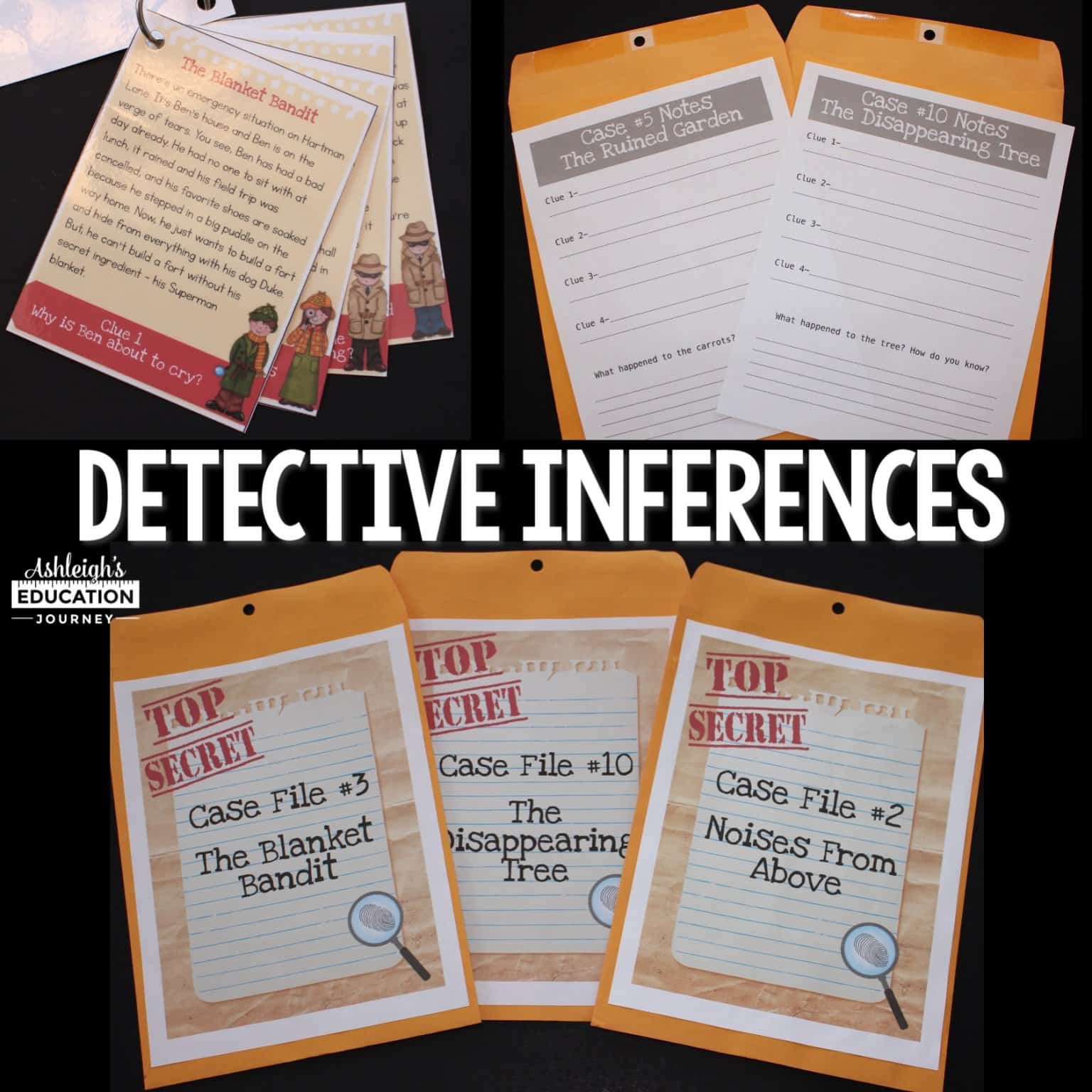 Detective Inferences | Drawing Conclusions and Inferences | Print and ...
