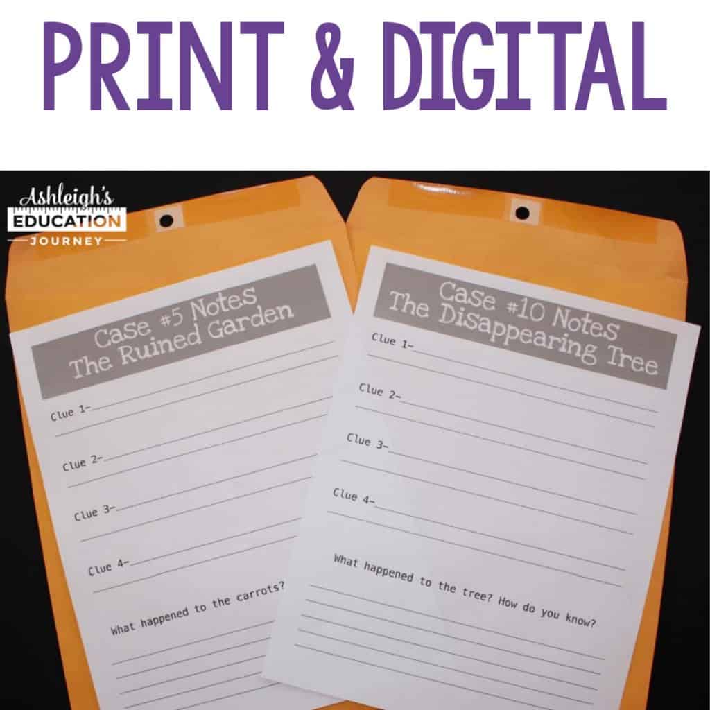 Detective Inferences | Drawing Conclusions and Inferences | Print and ...