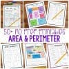 No Prep Area and Perimeter | Print and Digital - Ashleigh's Education ...