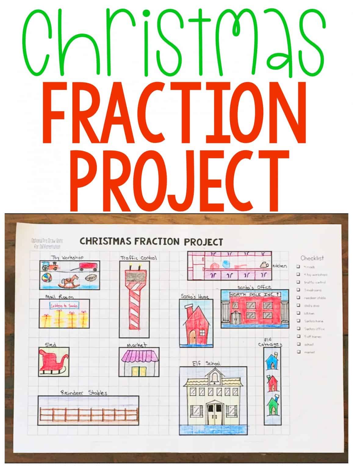 Christmas Fraction Project - Ashleigh's Education Journey