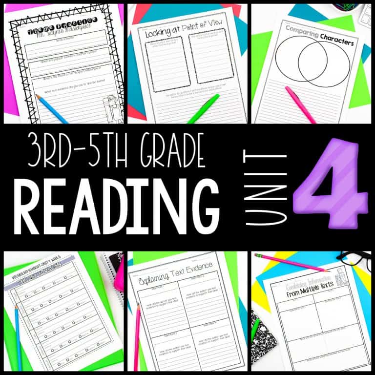 3rd-5th Grade Reading Unit 2 | Elements of Fiction and Nonfiction ...