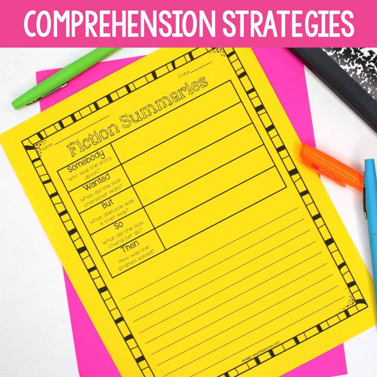 3rd-5th Grade Reading Unit 1 | Comprehension Strategies - Ashleigh's ...