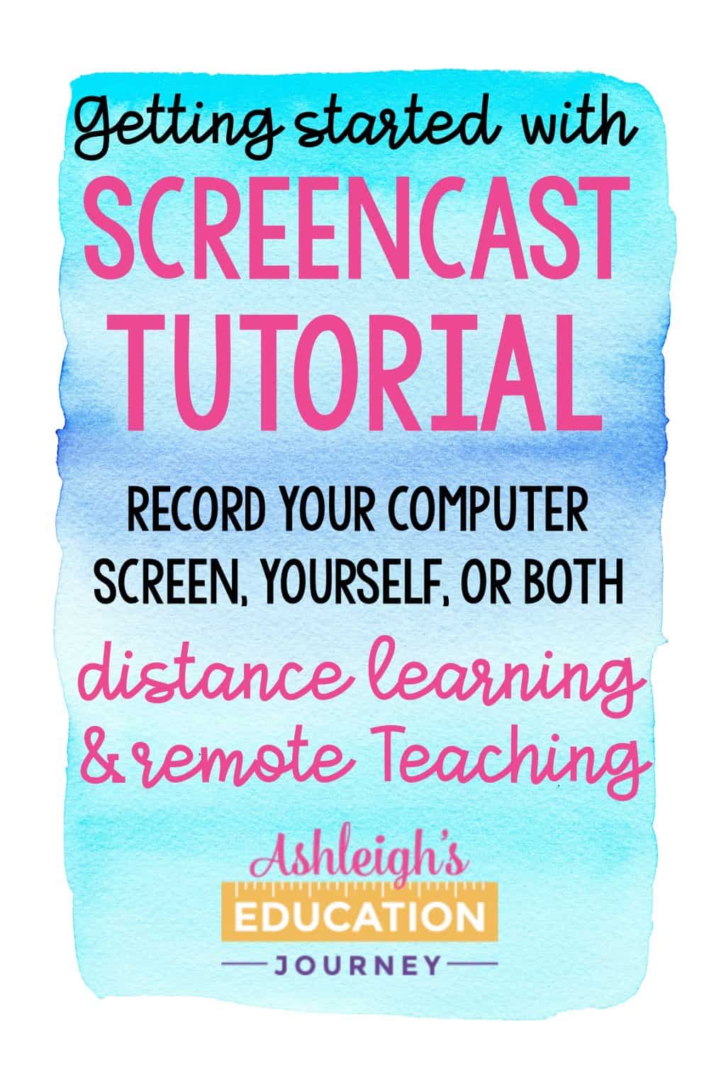 Distance Learning 101 - Ashleigh's Education Journey