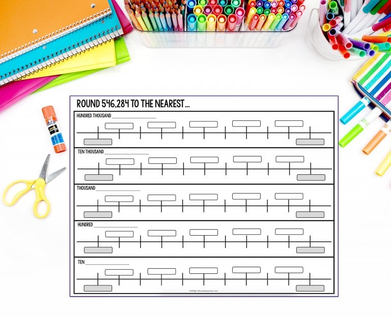 Rounding Freebie - Ashleigh's Education Journey