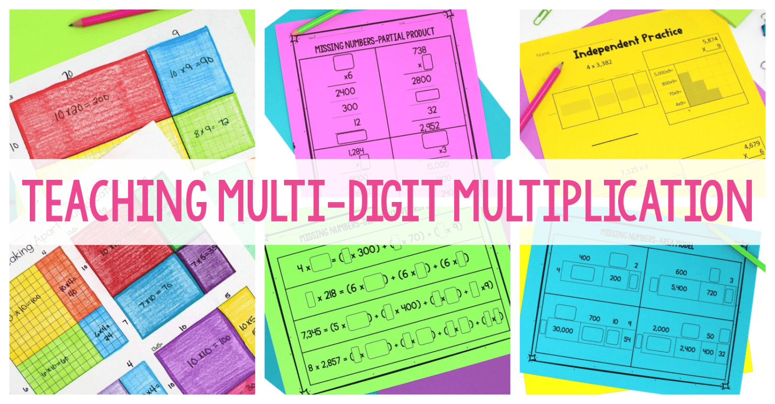 Multiplying With Area Models and Partial Product