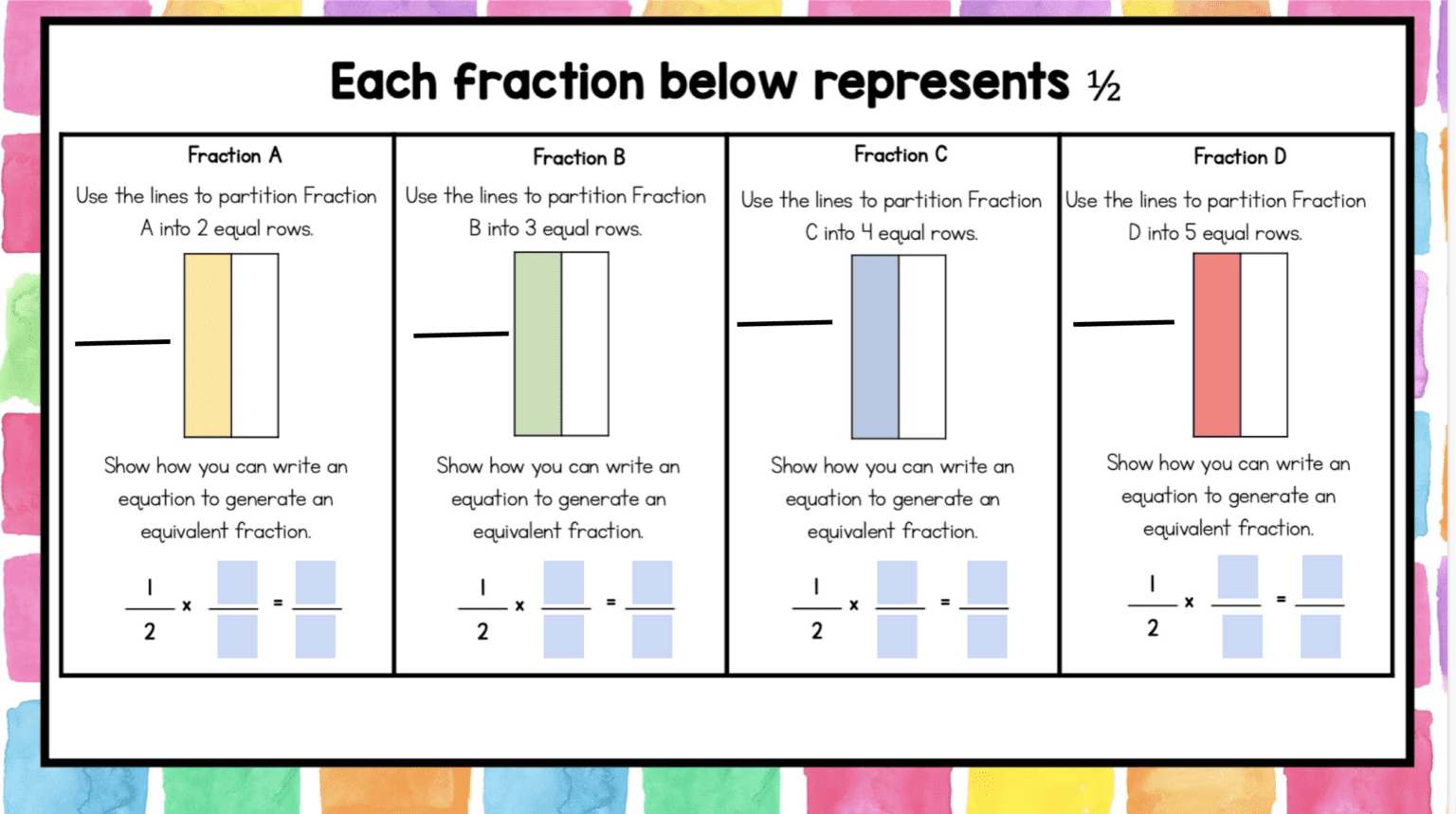 Equivalent Fractions - Ashleigh's Education Journey