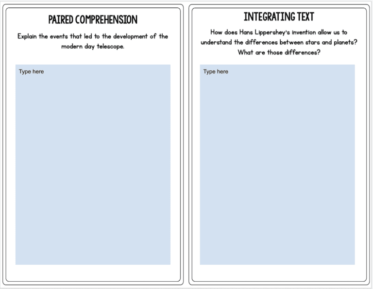 Reading Worksheets for Upper Elementary - Ashleigh's Education Journey