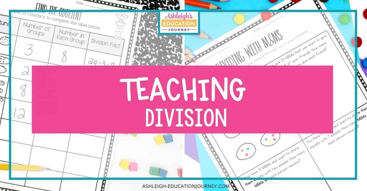 Teaching Division Concepts - Ashleigh's Education Journey