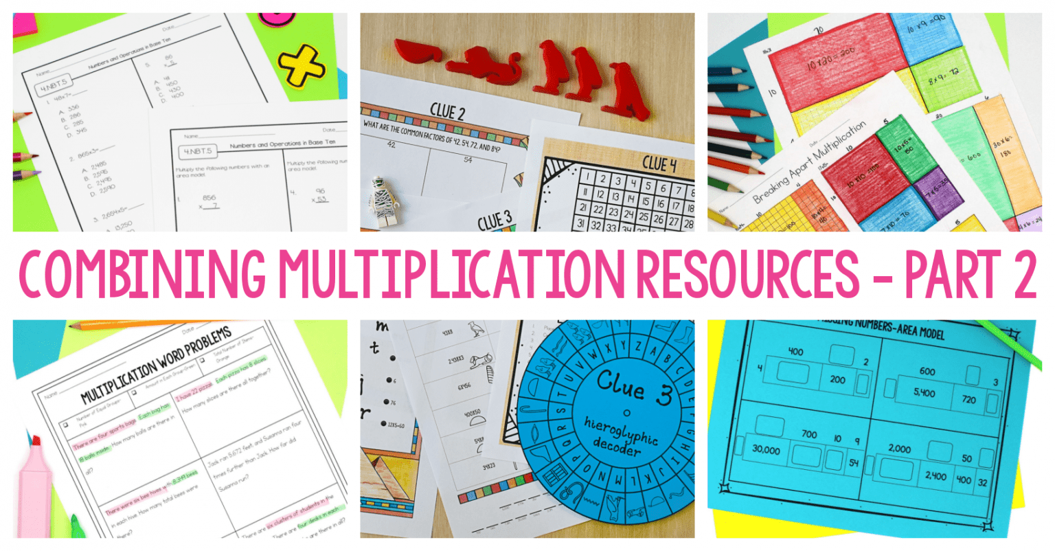 Multiplication Resources Part 2 - Ashleigh's Education Journey