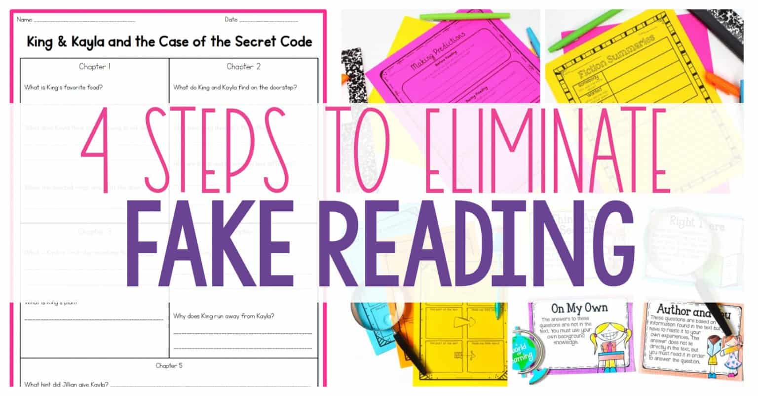 4 Steps to Eliminate Fake Reading - Ashleigh's Education Journey