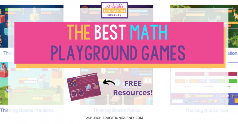The BEST Math Playground Games - Ashleigh's Education Journey