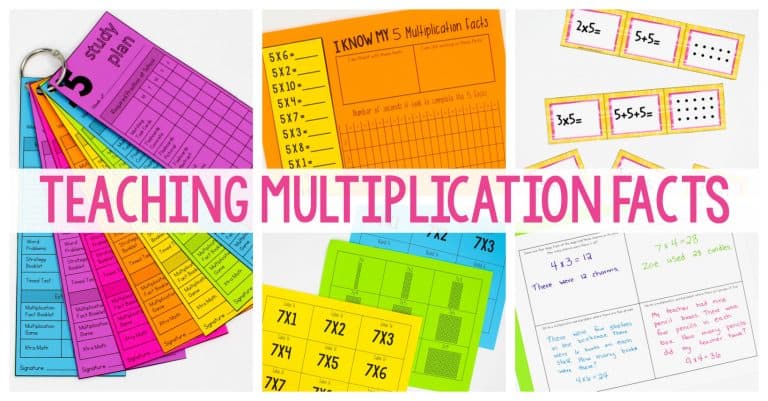 Teaching Multiplication Facts - Ashleigh's Education Journey