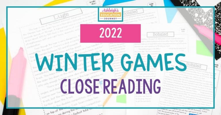 2022 Winter Games Close Reading - Ashleigh's Education Journey