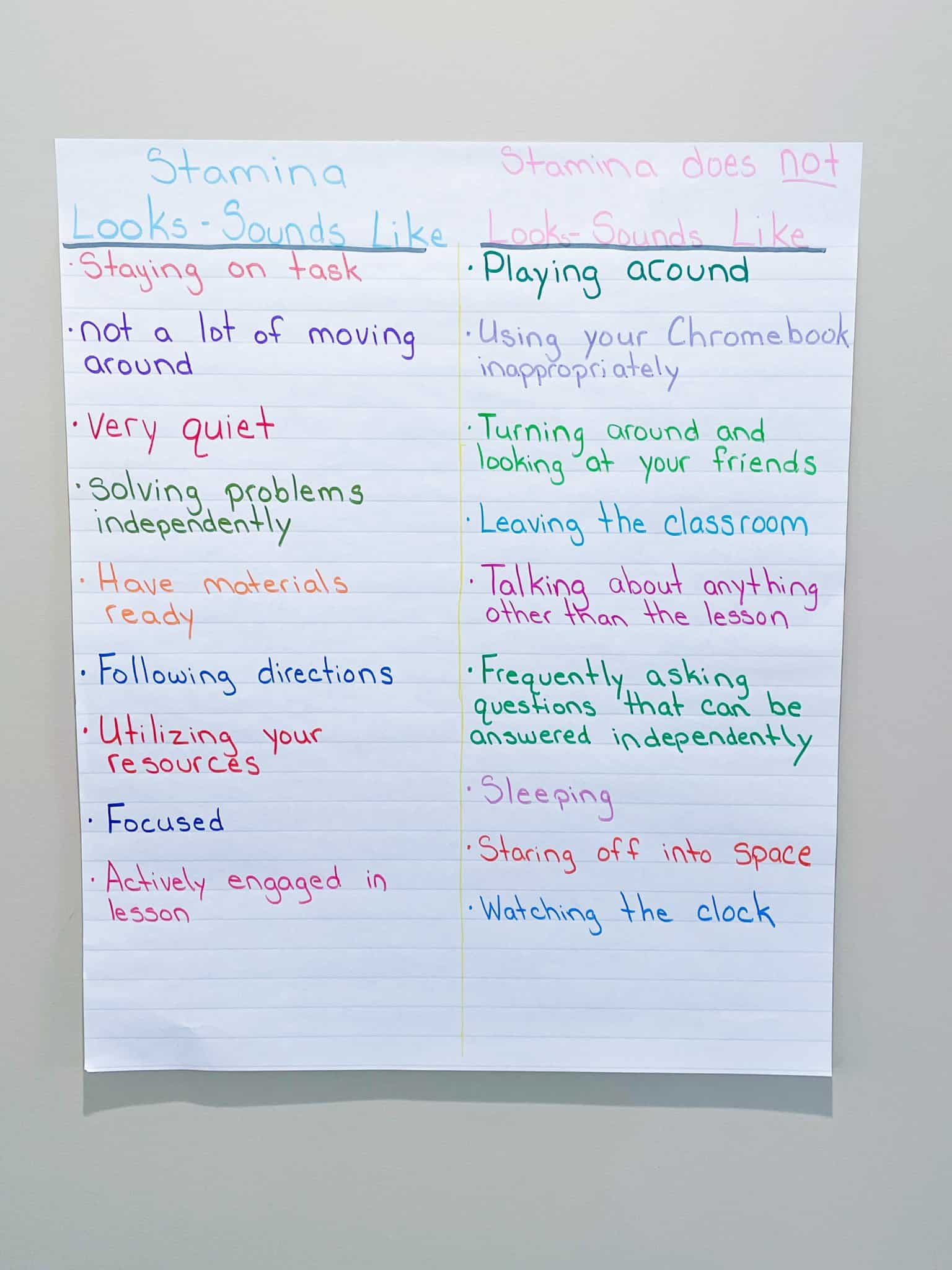 Increasing Student Stamina and Independence - Ashleigh's Education Journey
