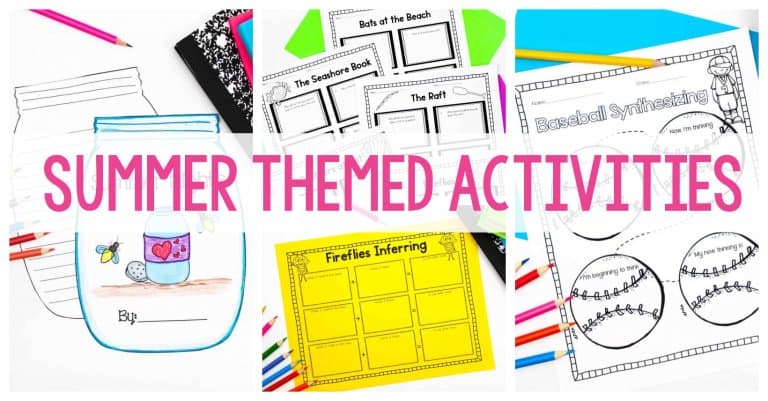 Summer Themed Reading and Writing - Ashleigh's Education Journey