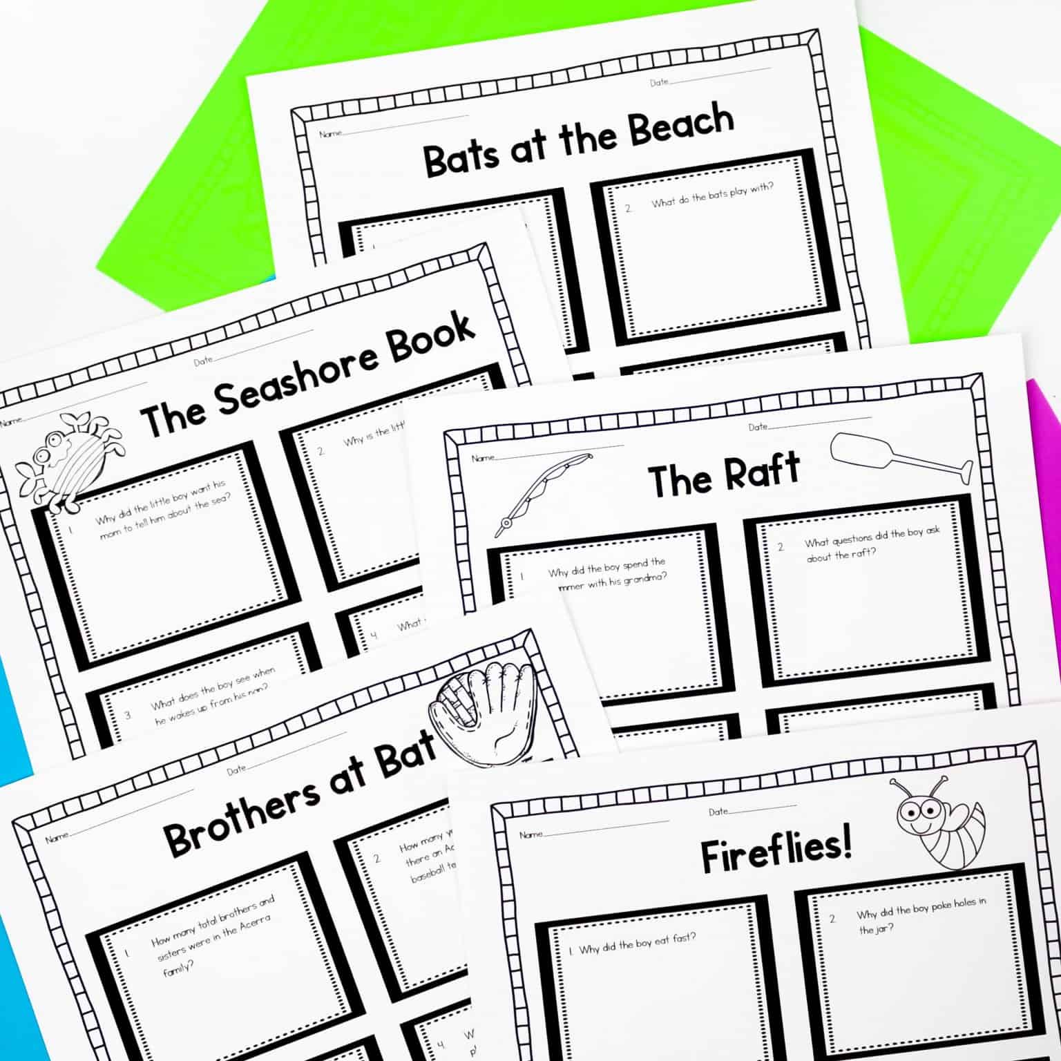 Summer Themed Reading and Writing - Ashleigh's Education Journey