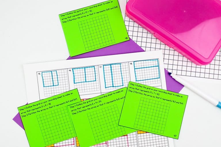 Array Task Cards - Differentiated - Ashleigh's Education Journey