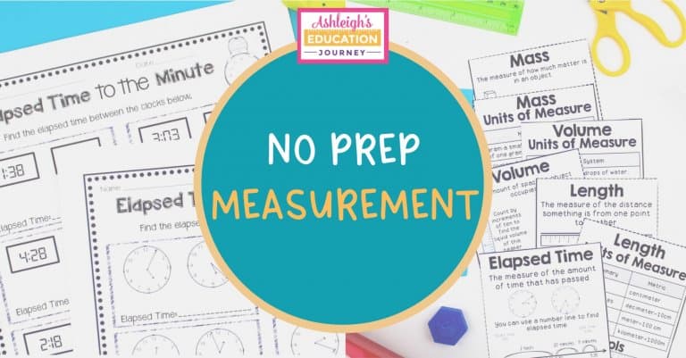 No Prep Measurement - Ashleigh's Education Journey
