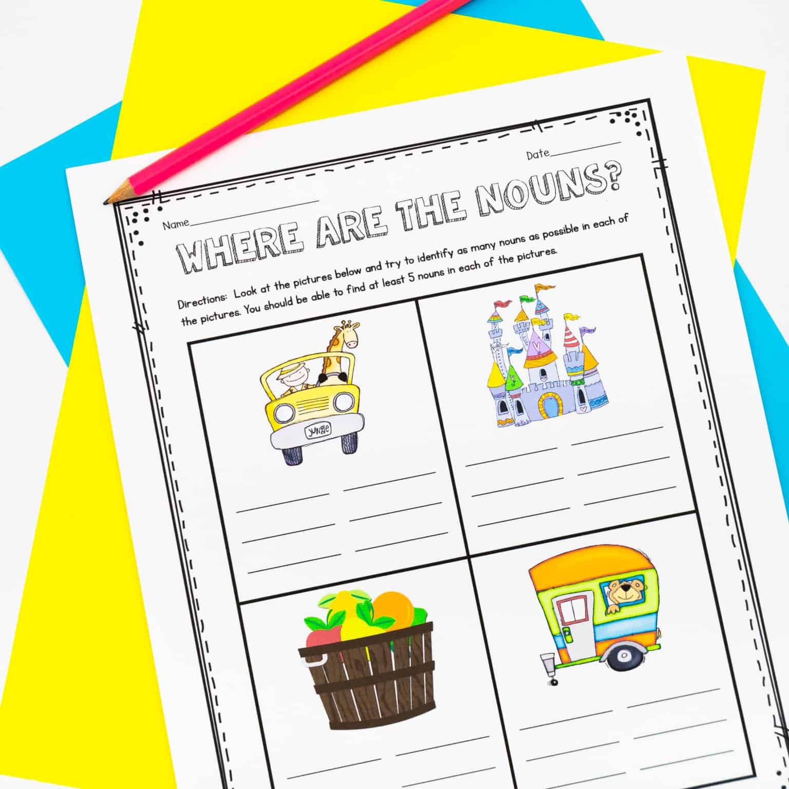Noun Worksheets & Lessons - Ashleigh's Education Journey