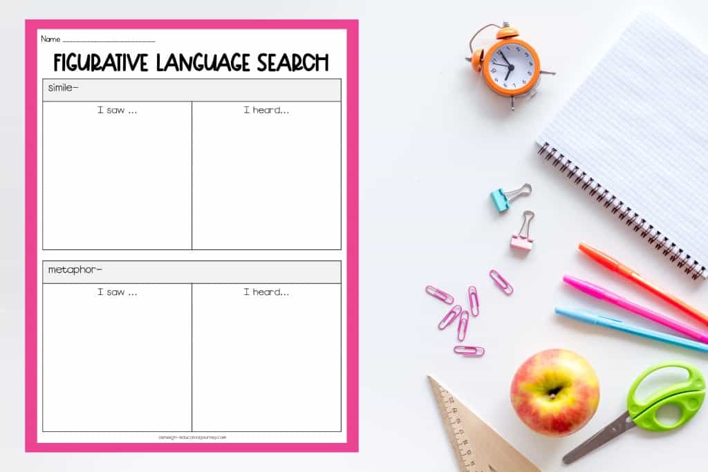 Figurative Language Worksheets & Activities