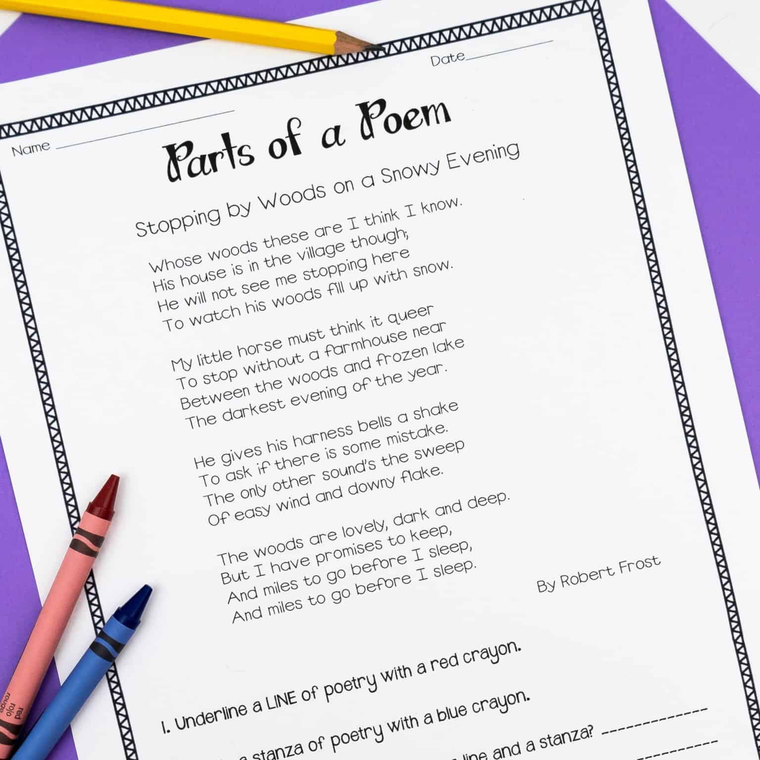 Poetry Lessons & Activities - Ashleigh's Education Journey