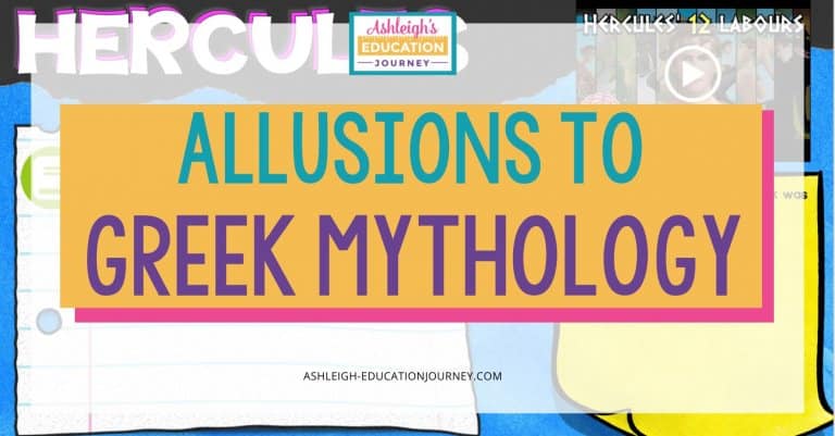 Allusions to Greek Mythology - Ashleigh's Education Journey