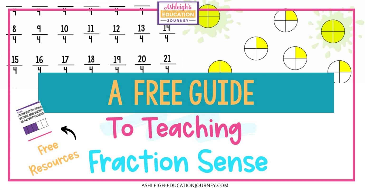 Teaching Fraction Sense - Ashleigh's Education Journey