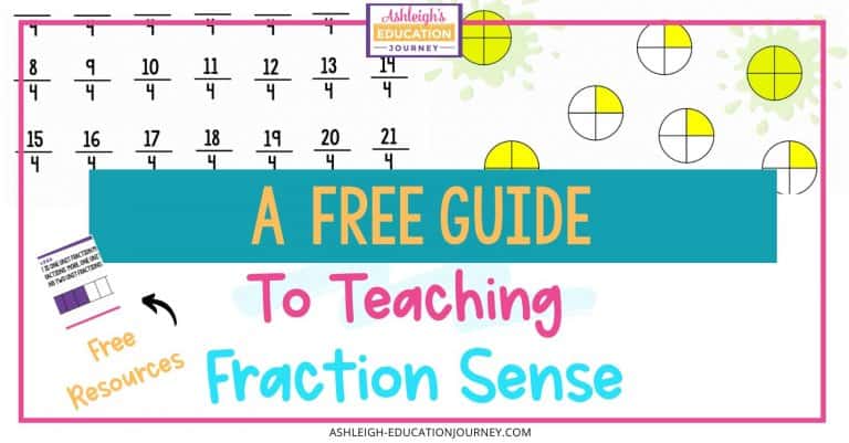 Teaching Fraction Sense - Ashleigh's Education Journey