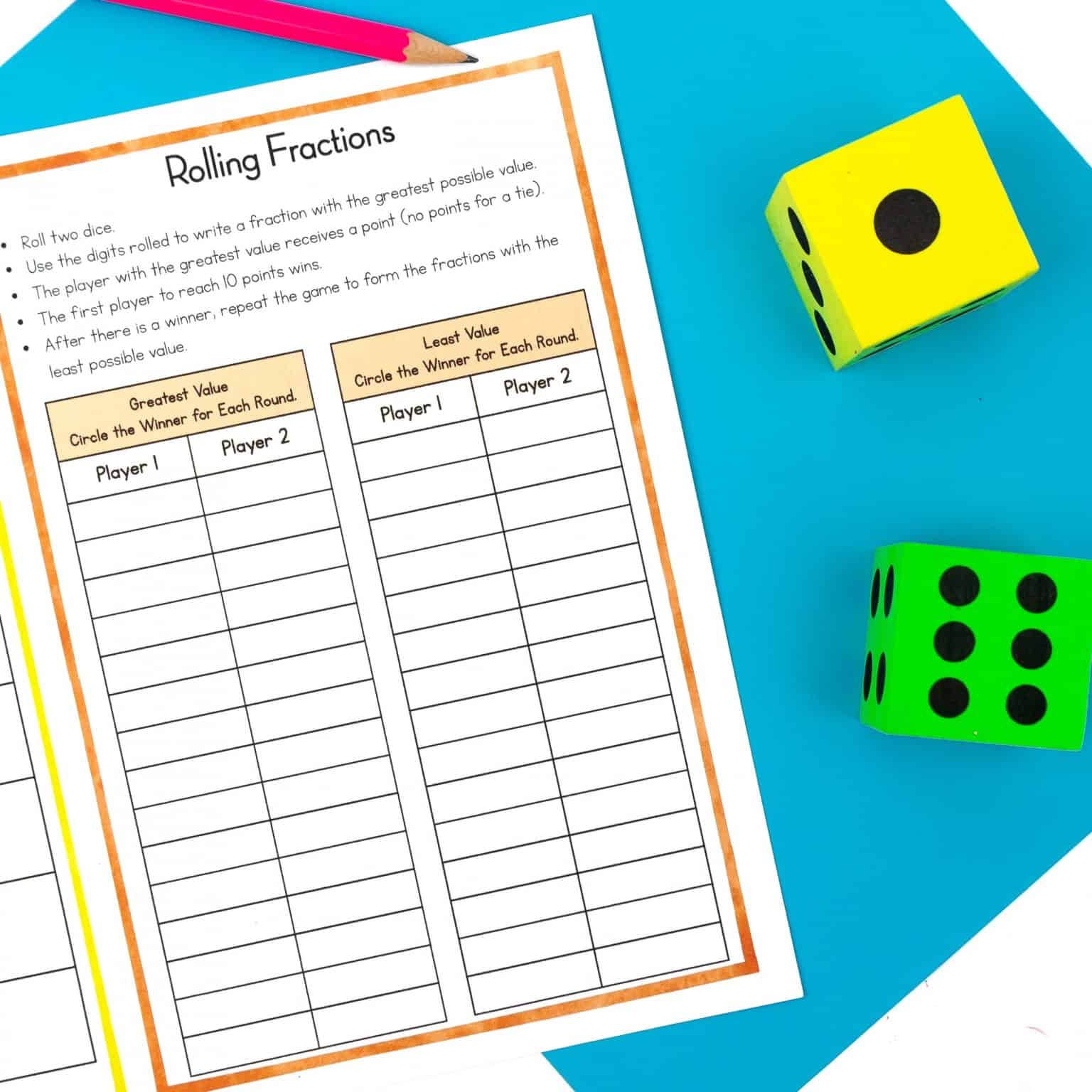 Fraction Games - Ashleigh's Education Journey