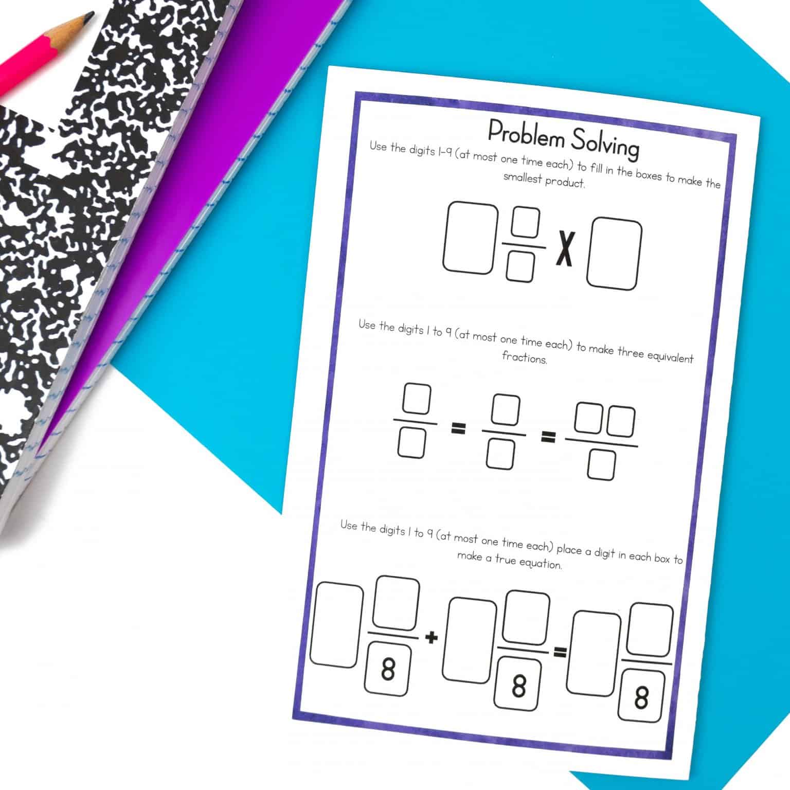 Fraction Games - Ashleigh's Education Journey