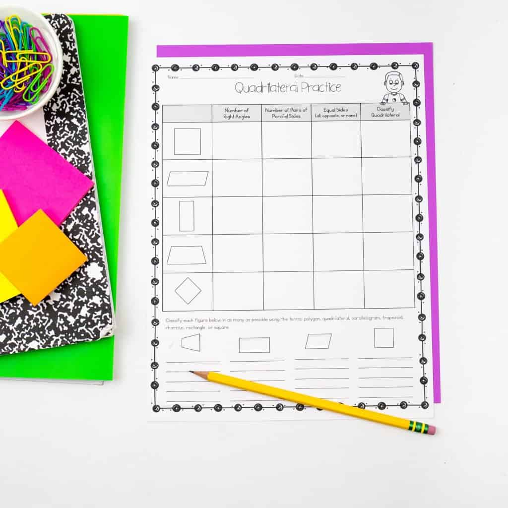 Geometry Worksheets & Activities - Ashleigh's Education Journey