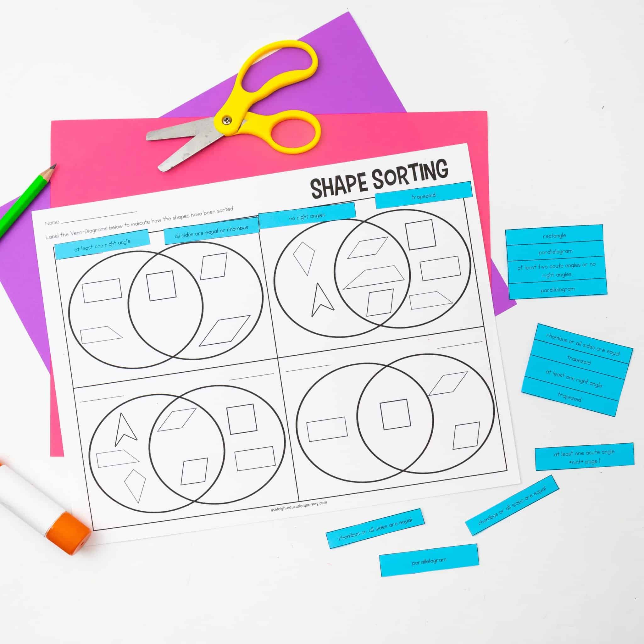 Geometry Worksheets & Activities - Ashleigh's Education Journey