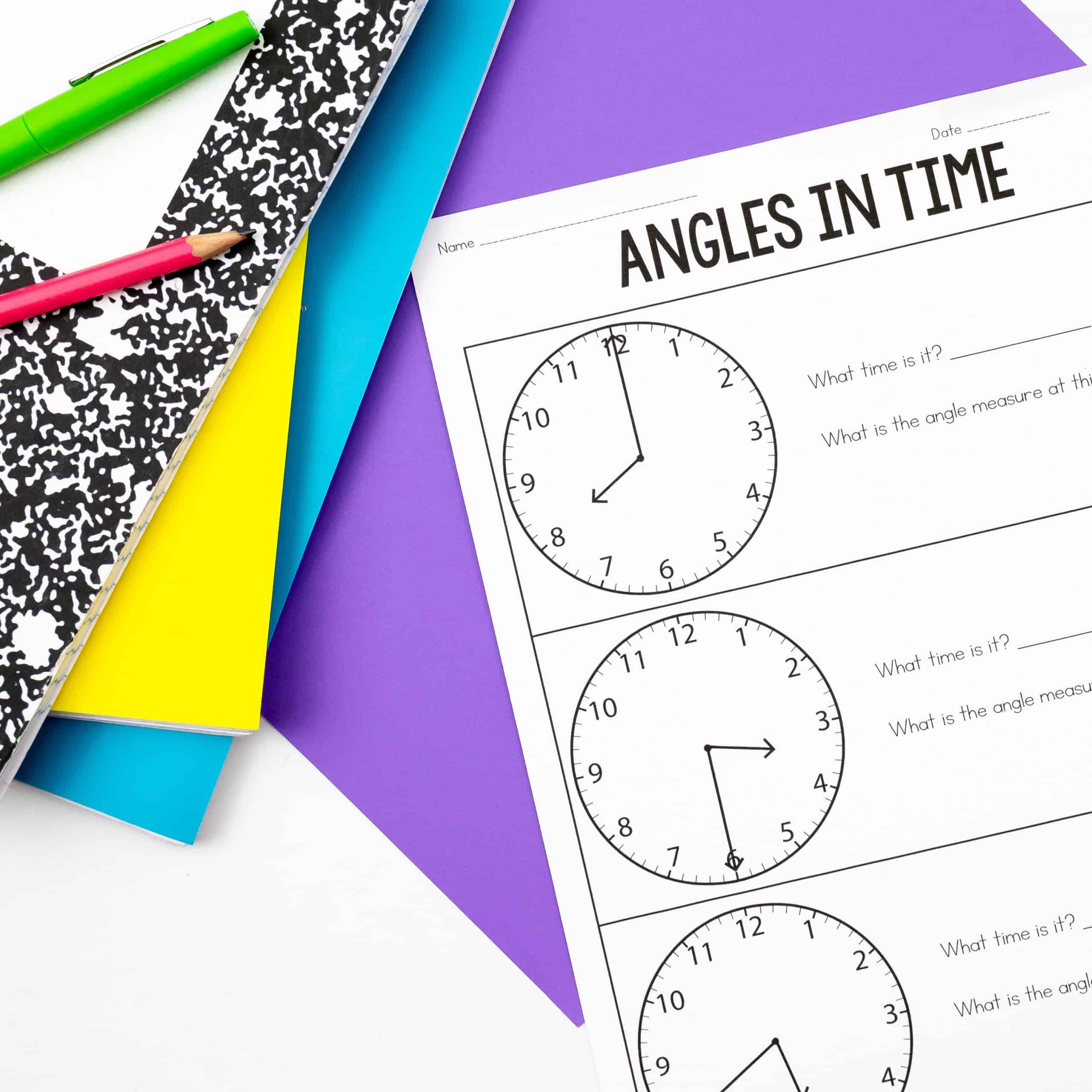 Angles Worksheet 3 Ashleigh s Education Journey